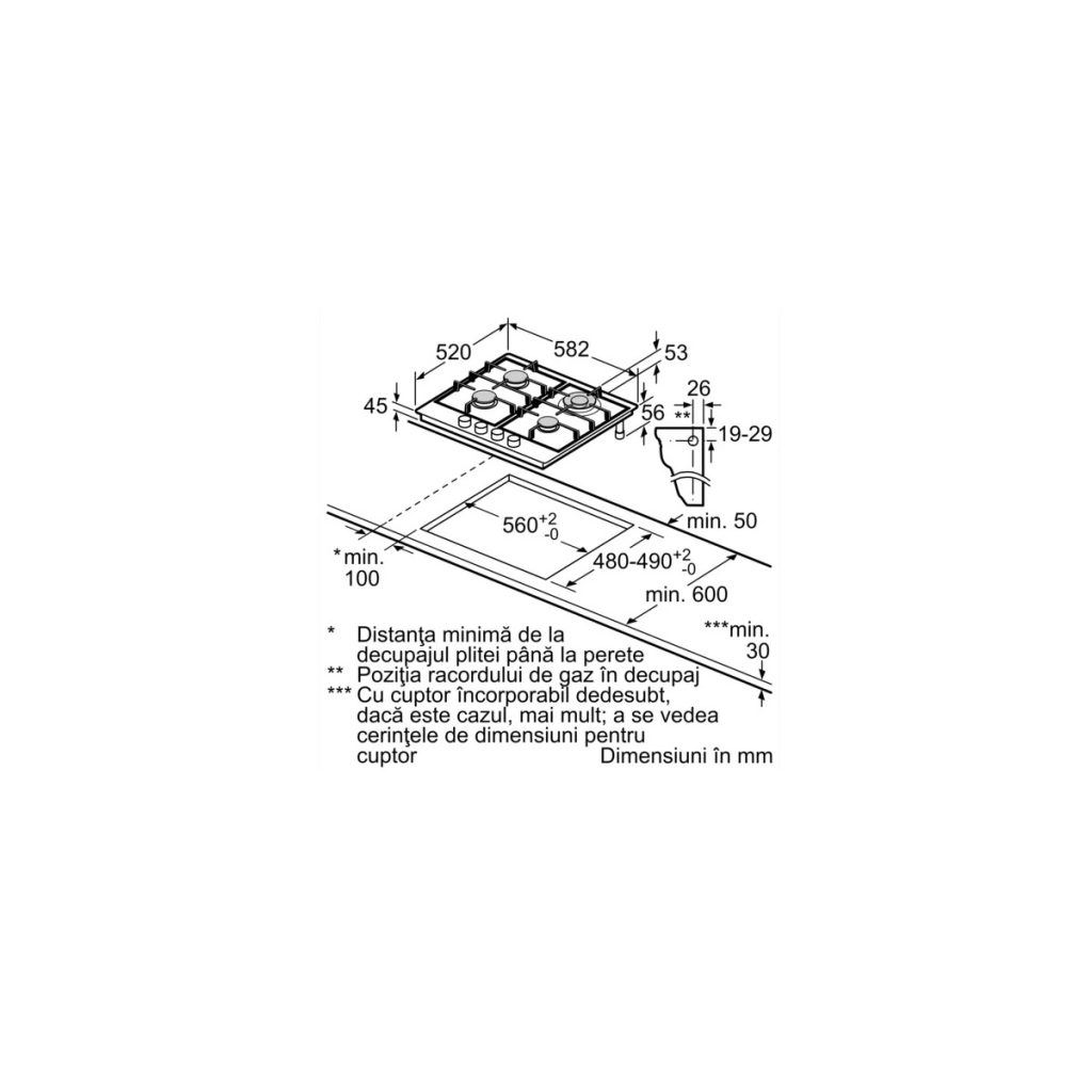 Plita incorporabila Bosch PGH6B5B90 - Electrofan
